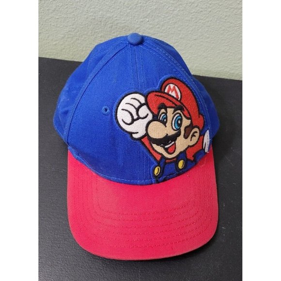 Accessories | 213 Super Mario Red Blue Hat Snapback Cap Mario Brothers ...